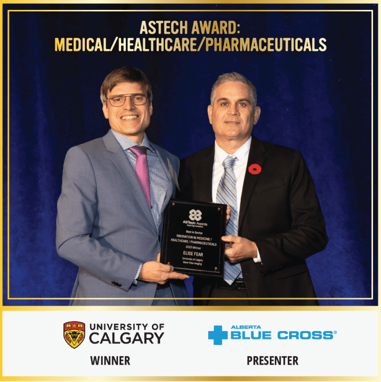 Elise Fear, University of Calgary, Wave View Imaging – ASTech Awards